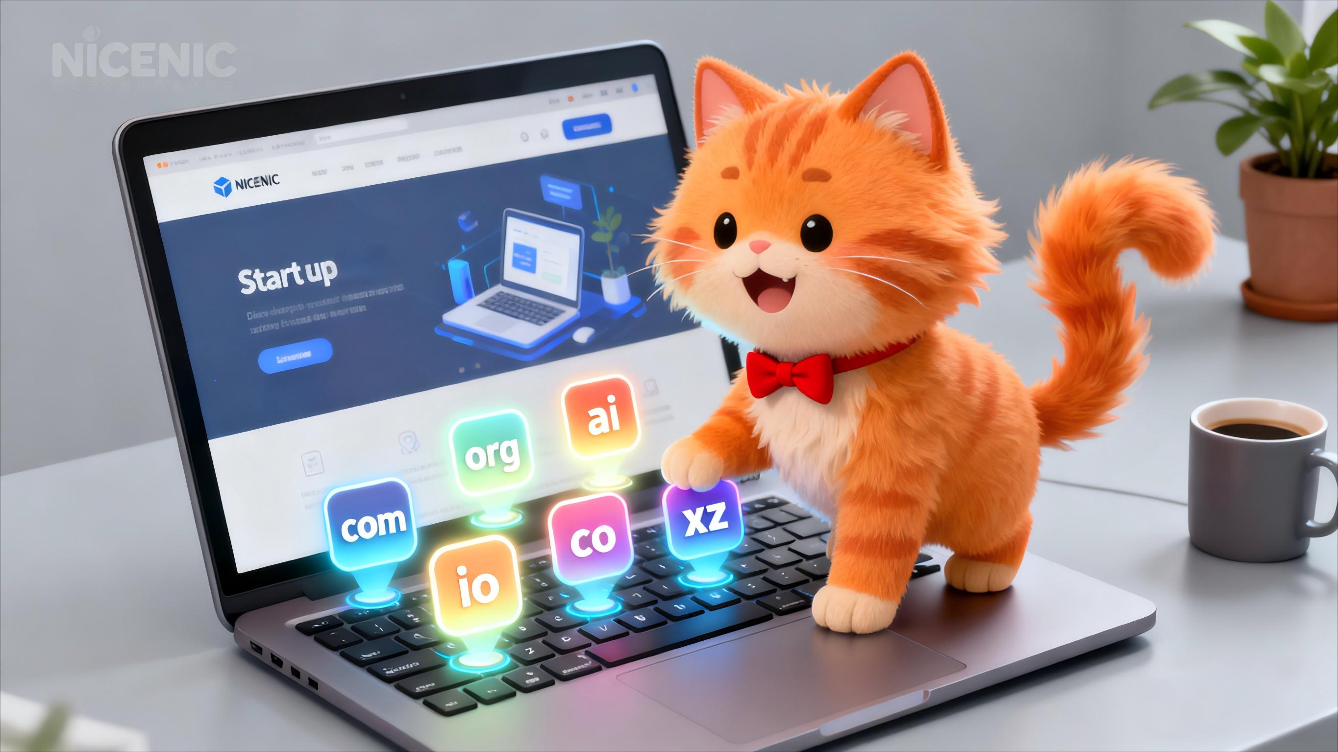 What’s the Best Extension de domaine fou Startups? .com vs .oug vs .ai vs .io vs .co vs .xyz ...