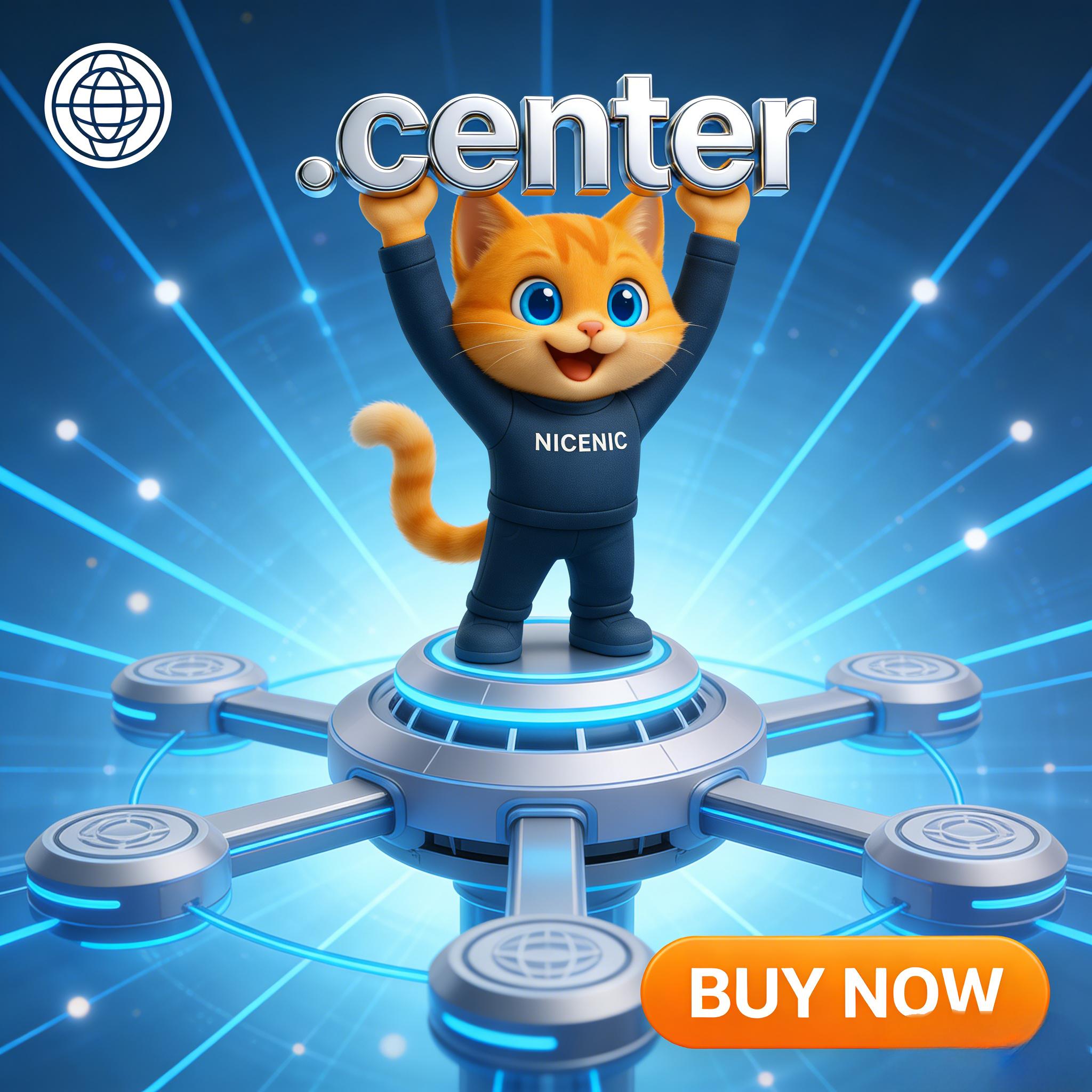 Was ist .center? Allees über .center Domains - NiceNic.NET